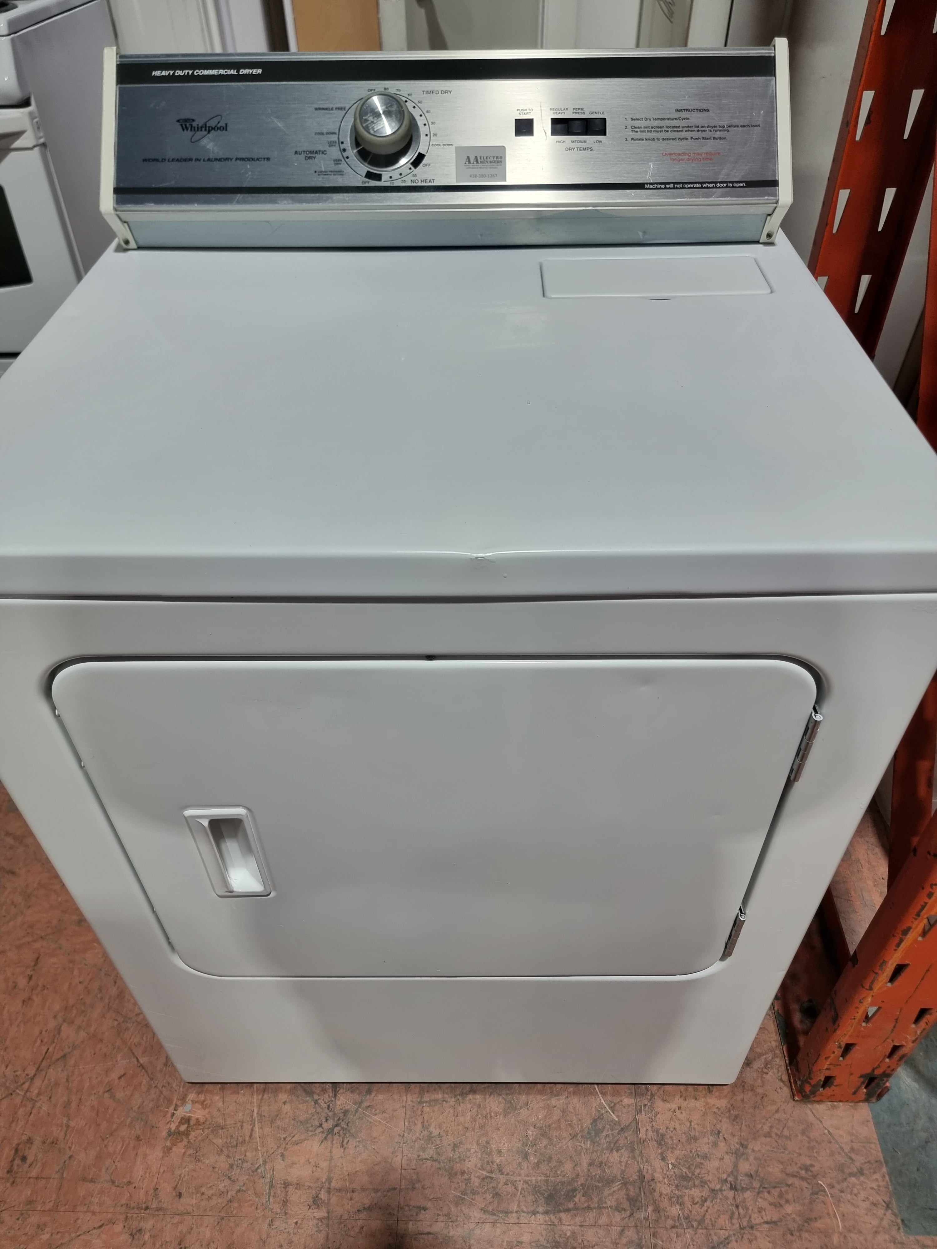Sécheuse commercial | GCEM2990TQ1 - Whirlpool *** USAGÉ
