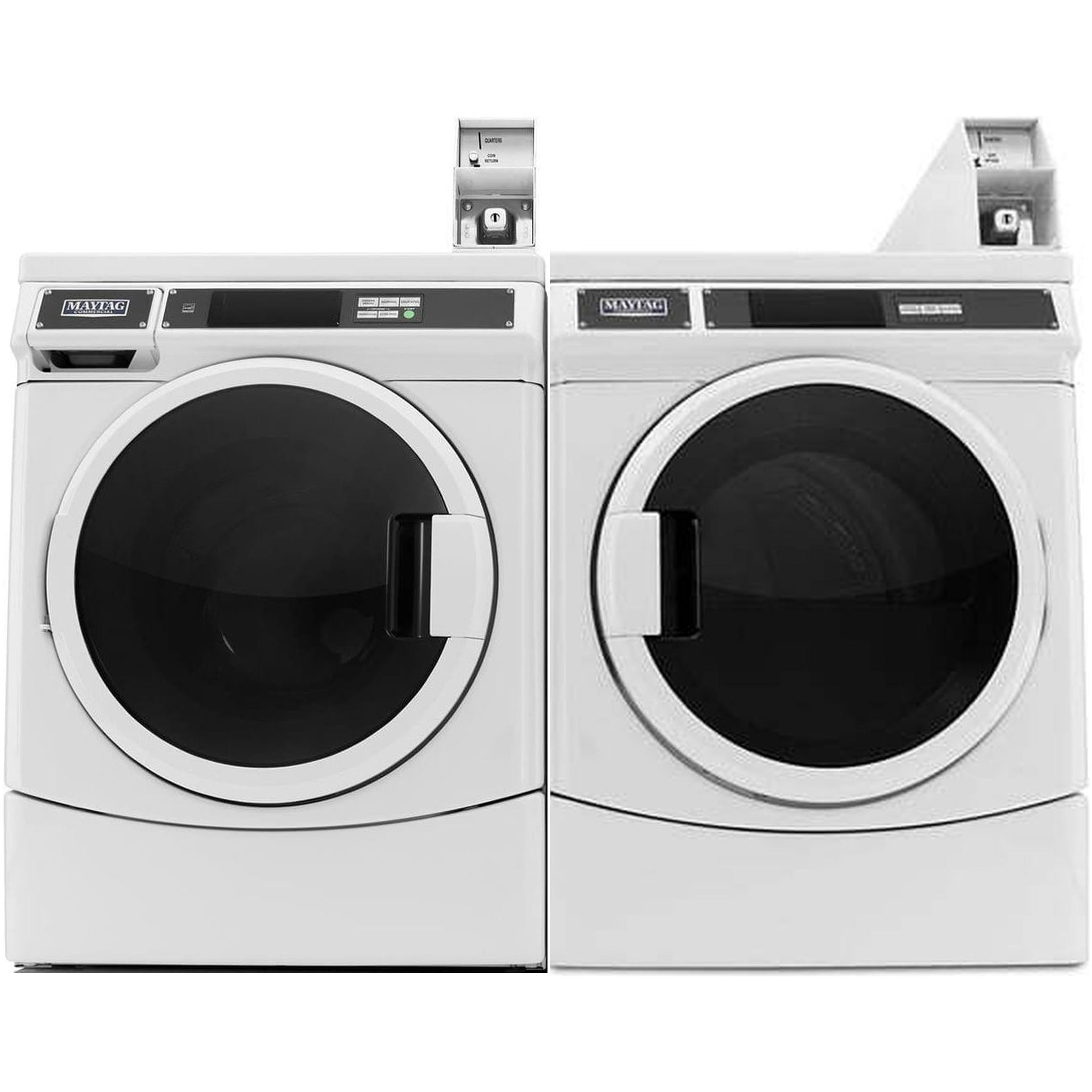 Maytag Commercial Laundry Laundry MHN33PDCXW, MDG28PDCWW