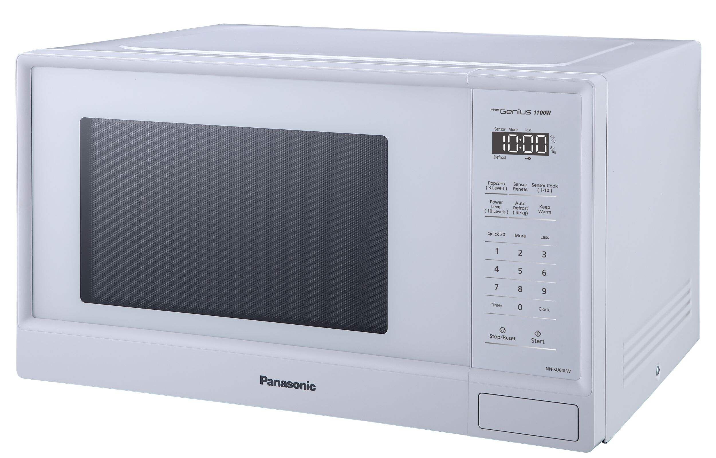 Panasonic 1.3 cu. ft. microwave 1100 Watt Inverter Matte White NN-SU64